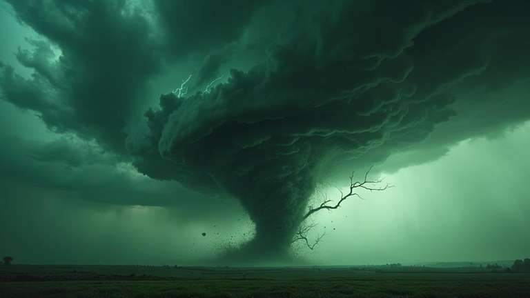 What Color Does the Sky Turn When There's a Tornado? - Astronimus
