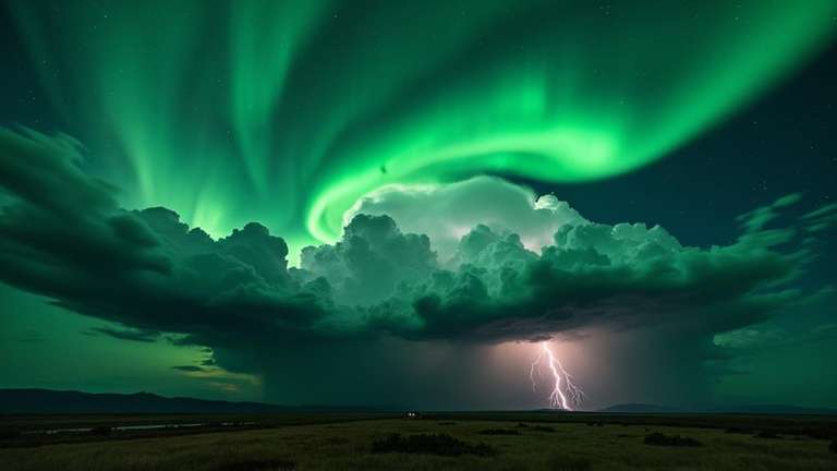 Green Lightning How Rare Is It And Where Can You See It Astronimus