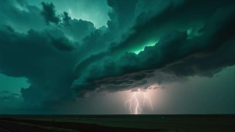 Why Does the Sky Sometimes Turn Green During Storms? - Astronimus