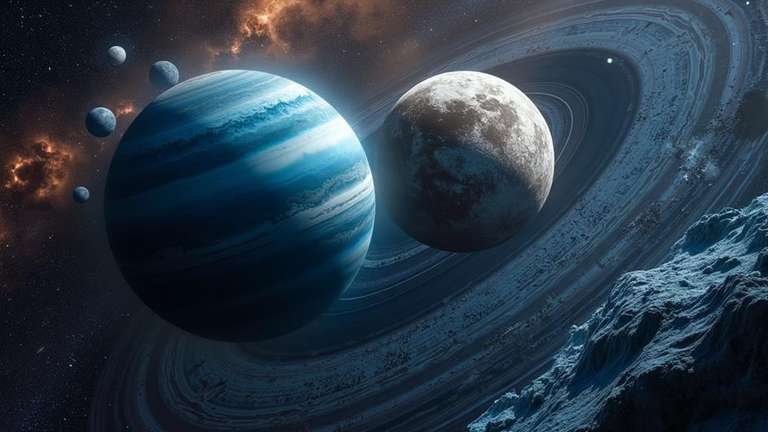 Discovering Unique Features of Uranus and Neptune's Moons - Astronimus