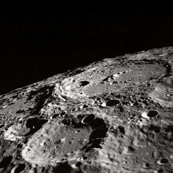 Lunar Plains and Mountains Visible Through a Telescope - Astronimus