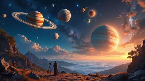 Rare Planetary Alignments Through the Ages - Astronimus